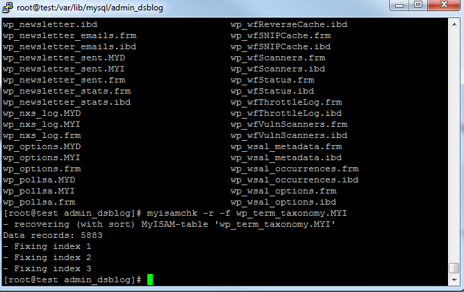 How To Fix A Corrupted Table In A Mysql Database 5344