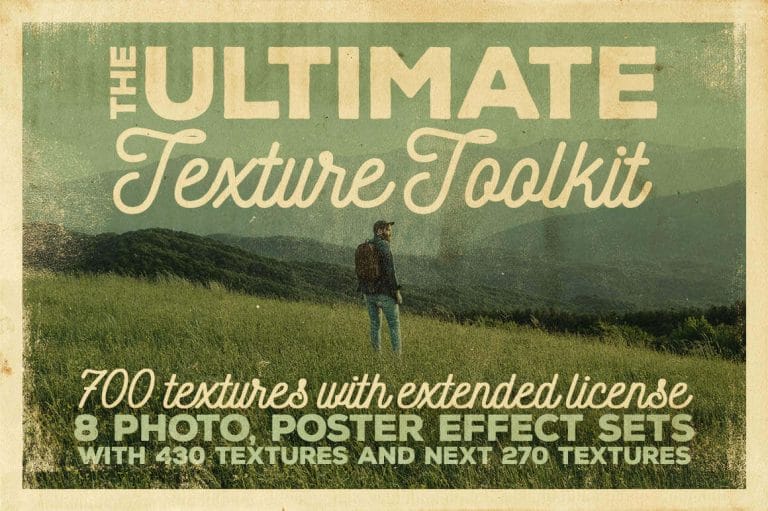 700 Professional Textures and Backgrounds in The Ultimate Texture Toolkit