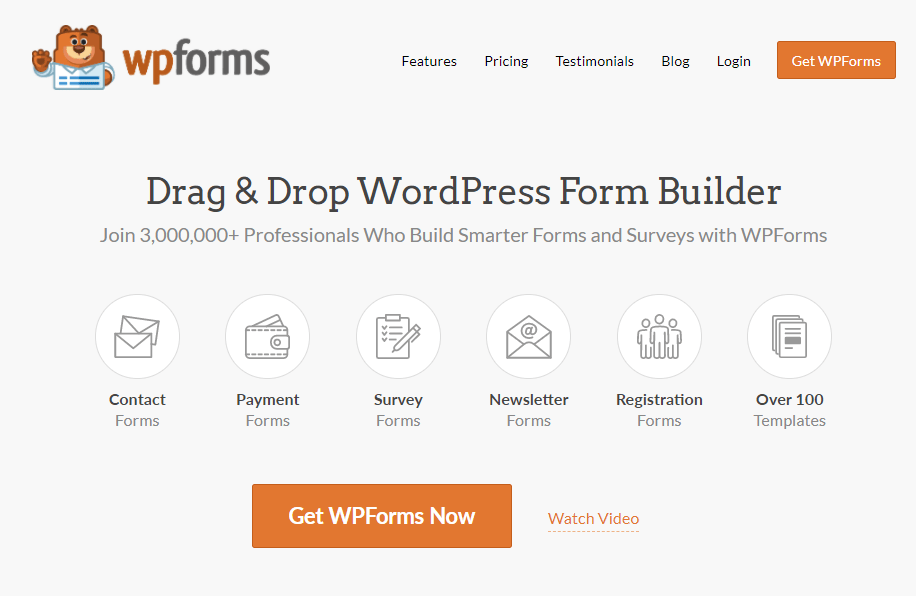 BEST FORM BUILDER FOR WORDPRESS